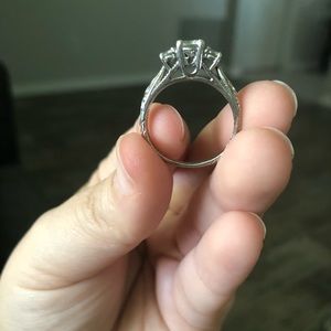 Diamonique | Jewelry | Sterling Silver Diamonique Ring | Poshmark